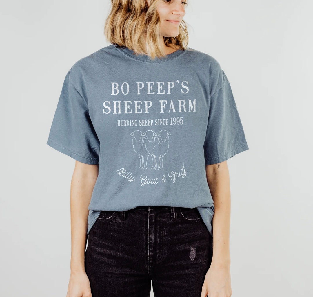 Bo Peep's Sheep Farm Comfort Colors Unisex Garment-dyed T-shirt - Etsy