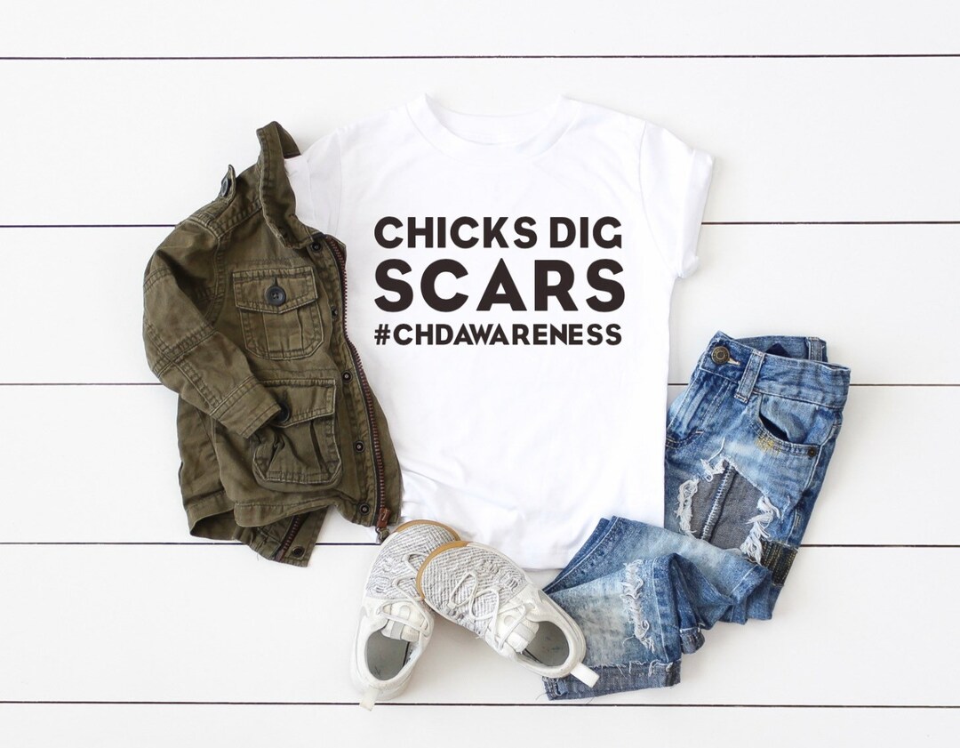 Chicks Dig Scars / CHD Awareness - Etsy 日本