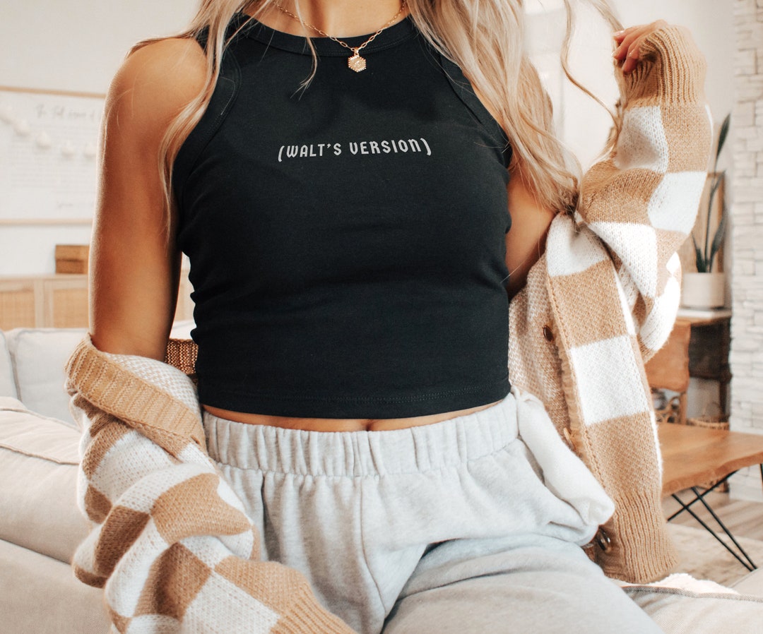 Walt's Version Women's Micro Rib Racer Tank Top - Etsy