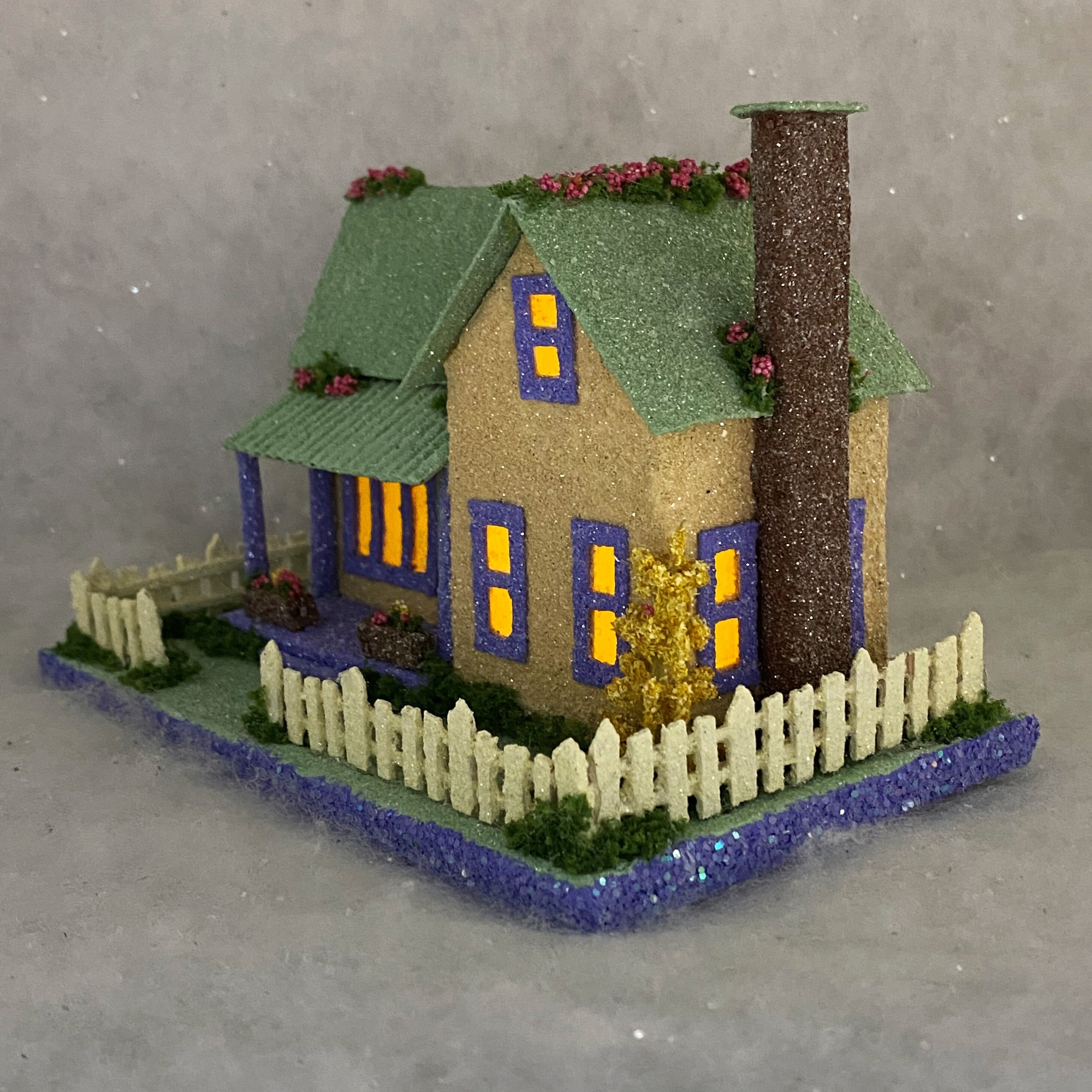 ORIGINAL Spring Putz House - Spring Putz House - Handmade Putz ...