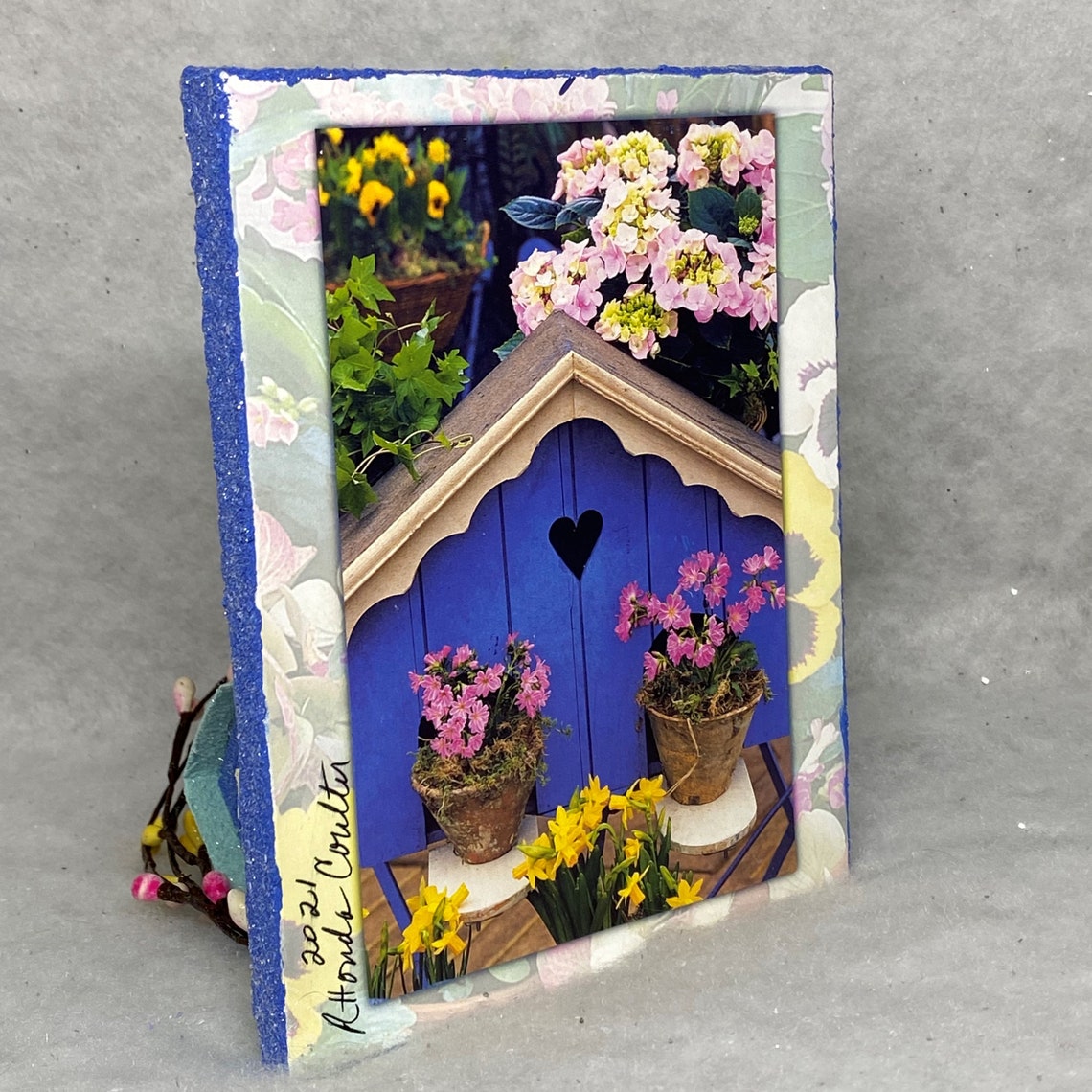 MINI Spring Putz House Putz Glitter House Handmade Putz | Etsy