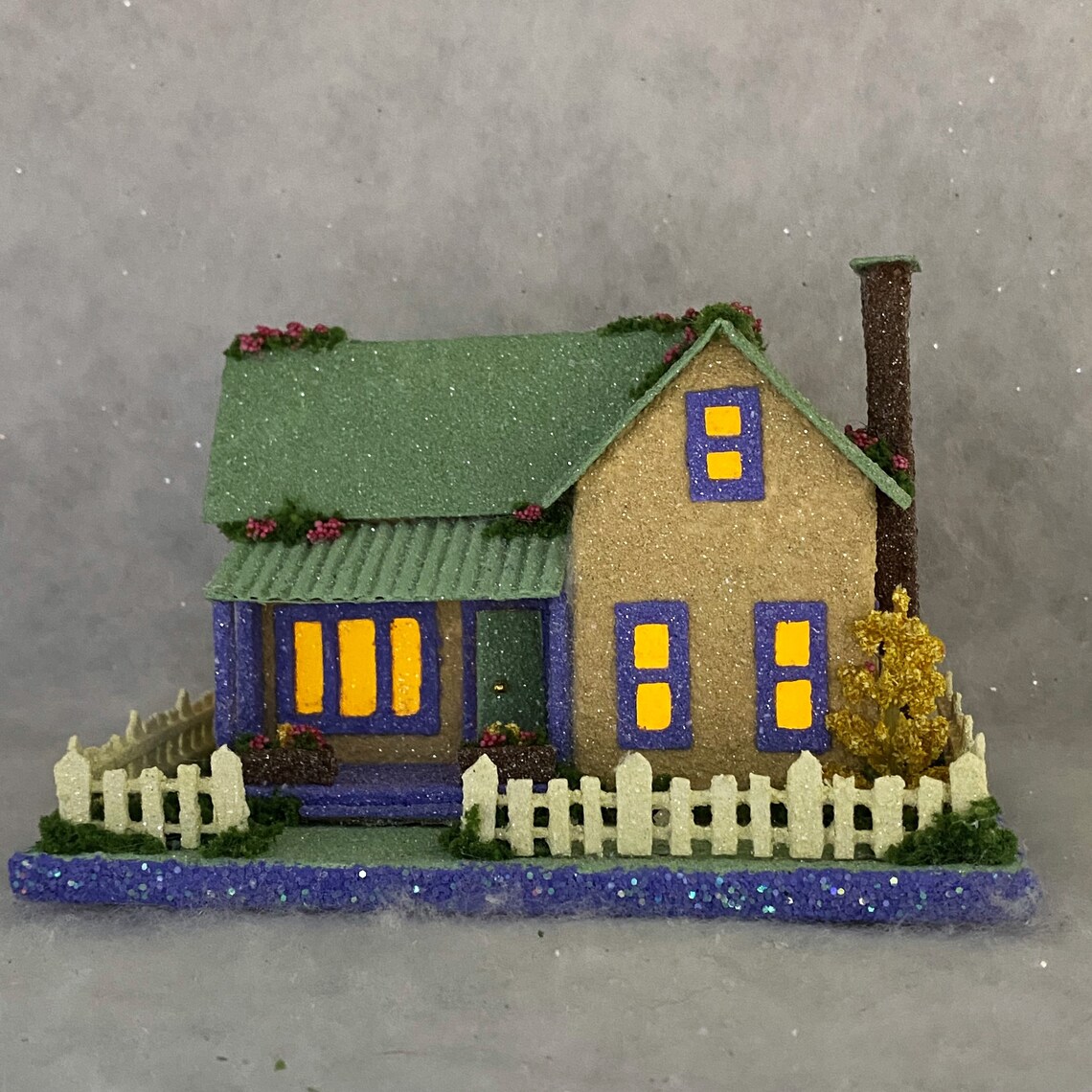 ORIGINAL Spring Putz House Spring Putz House Handmade Putz - Etsy