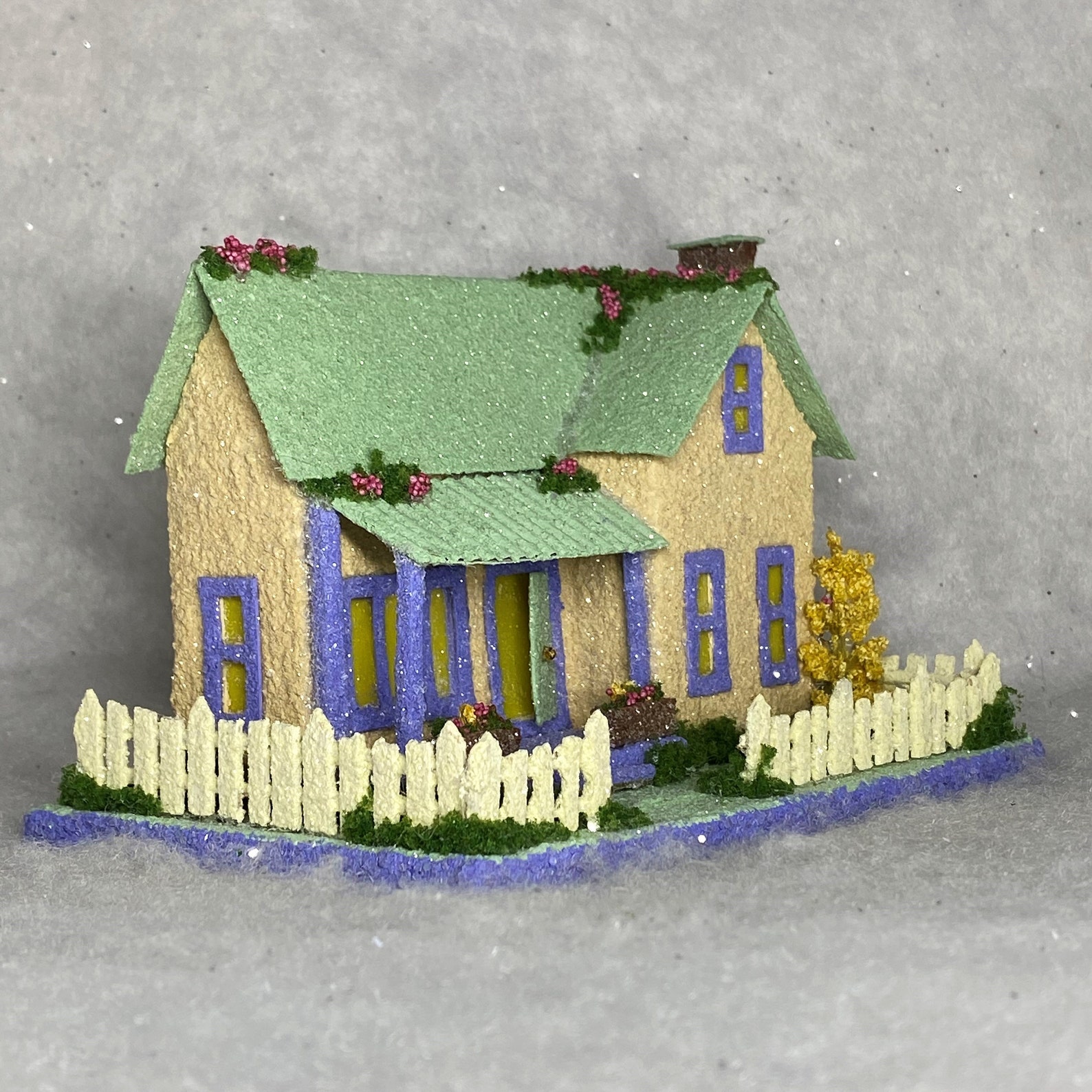 ORIGINAL Spring Putz House - Spring Putz House - Handmade Putz ...