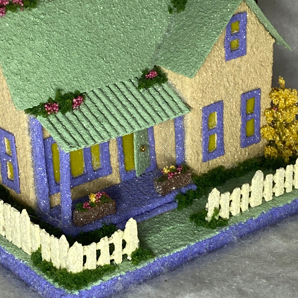 ORIGINAL Spring Putz House Spring Putz House Handmade Putz - Etsy