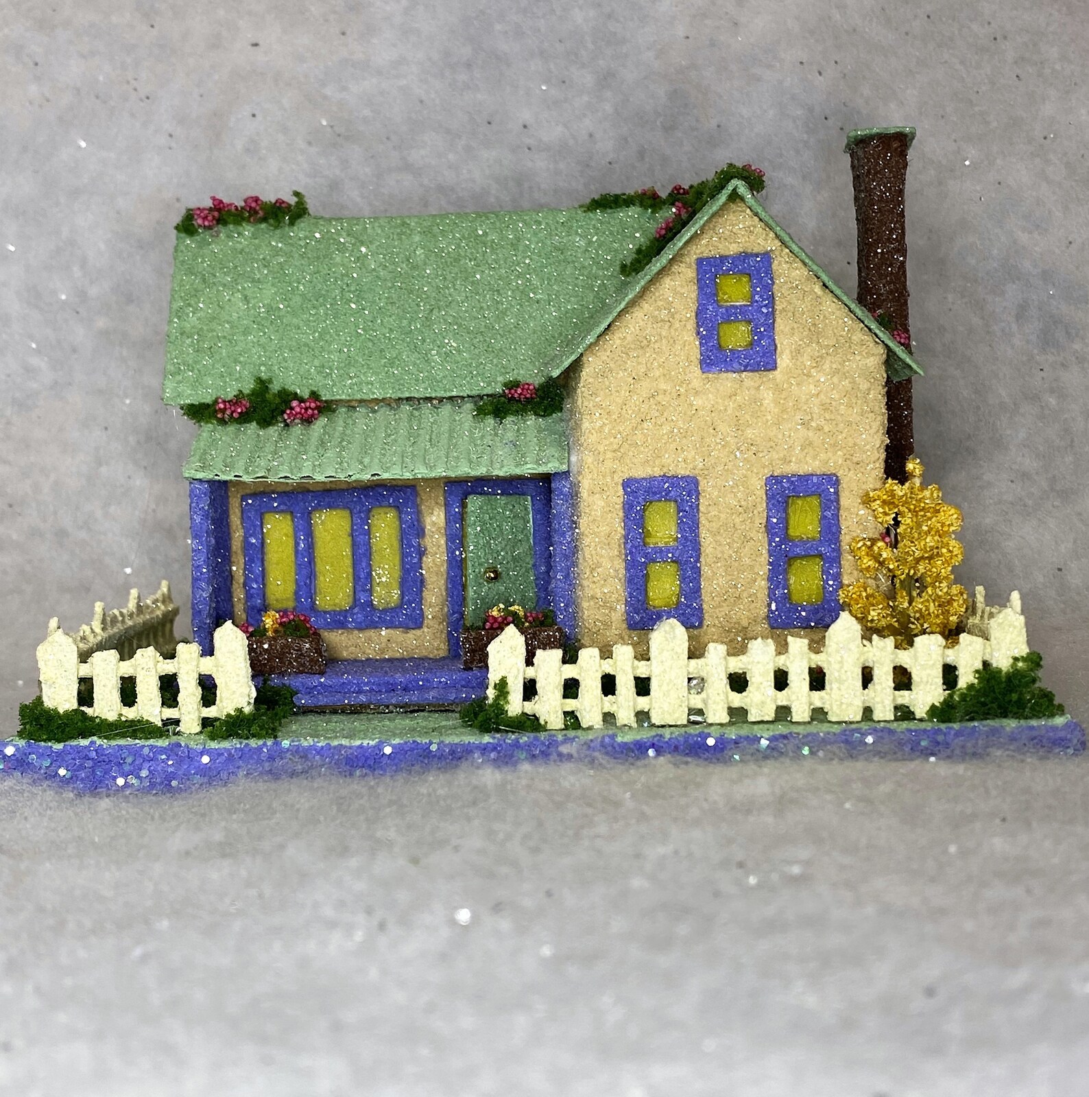 ORIGINAL Spring Putz House Spring Putz House Handmade Putz | Etsy