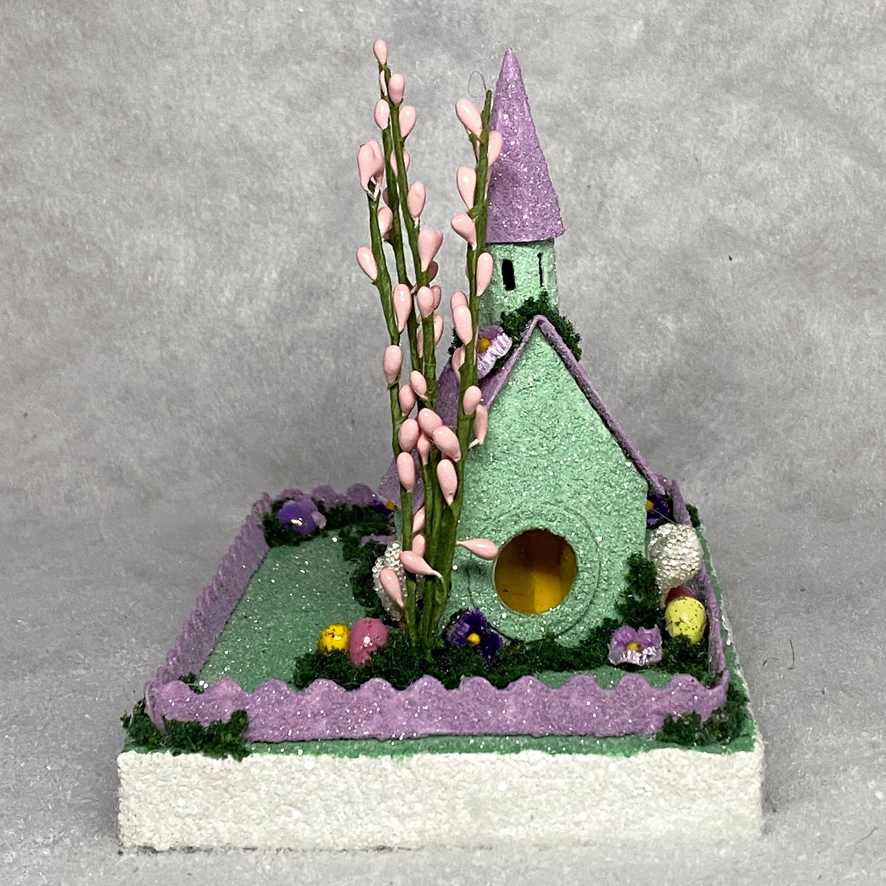 TINY MINI Easter Putz Church Spring Putz Church Putz - Etsy