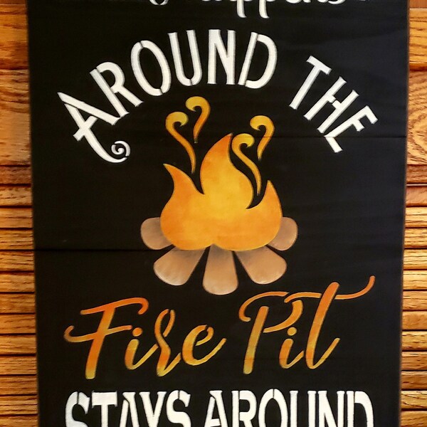 Fire Pit Sign - Etsy
