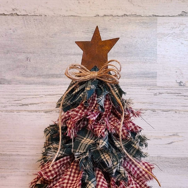 Rag Christmas Trees - Etsy