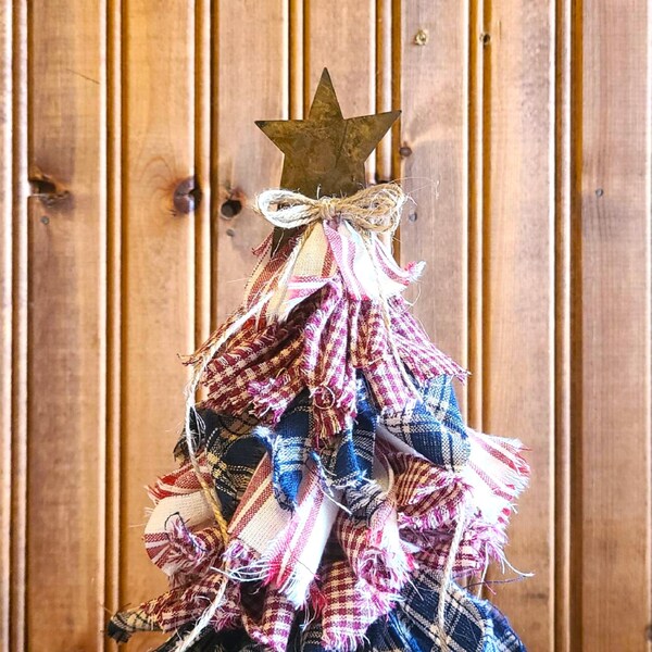 Rag Christmas Tree - Etsy