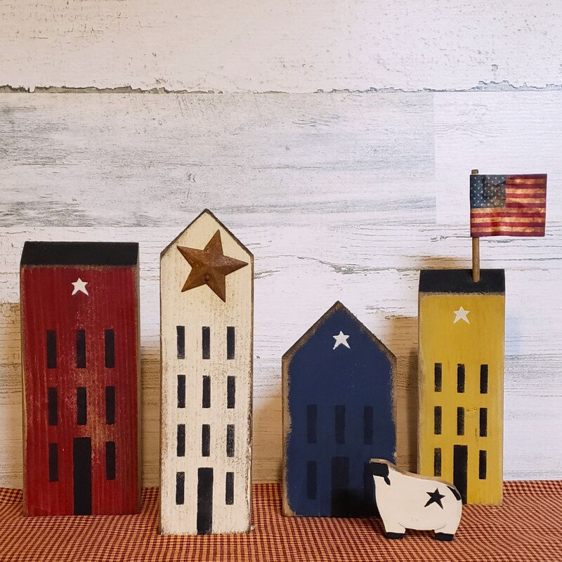 Primitive Flag - Etsy