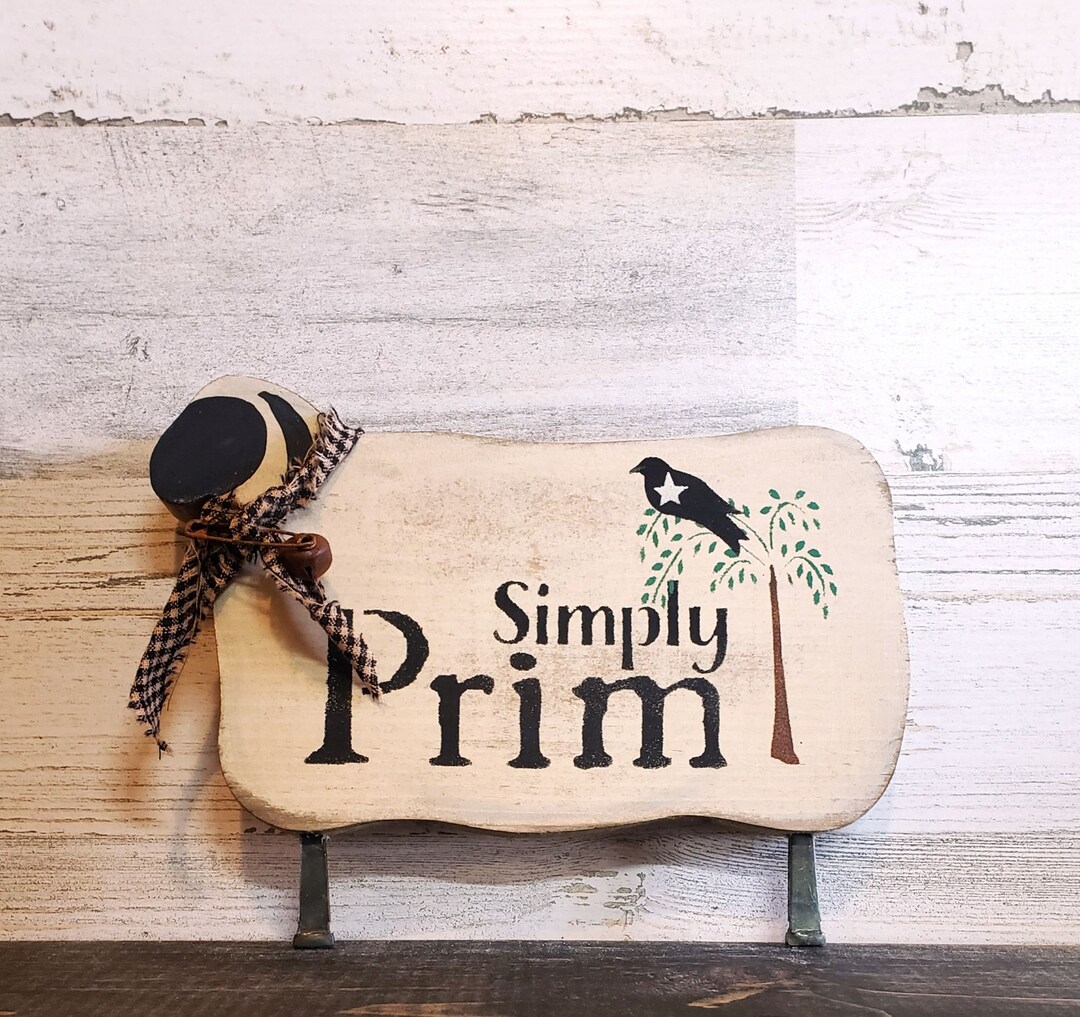 Simply Prim Sheep Crow & Willow Farmhouse Sheep Primitive - Etsy