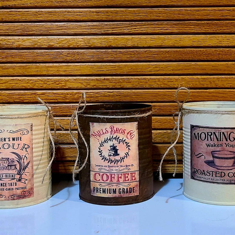 Primitive Labels - Etsy