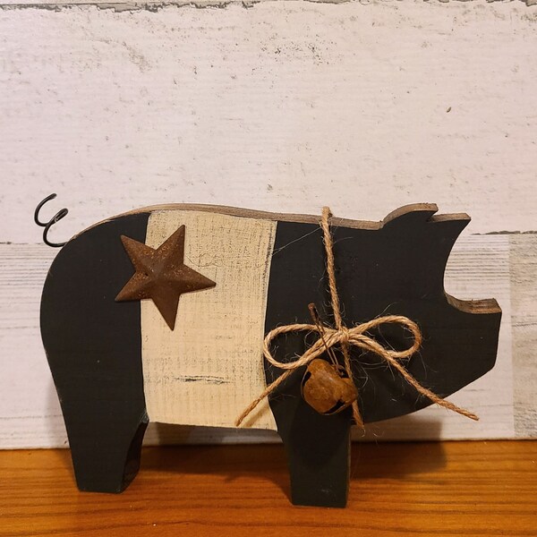 Primitive Pig - Etsy