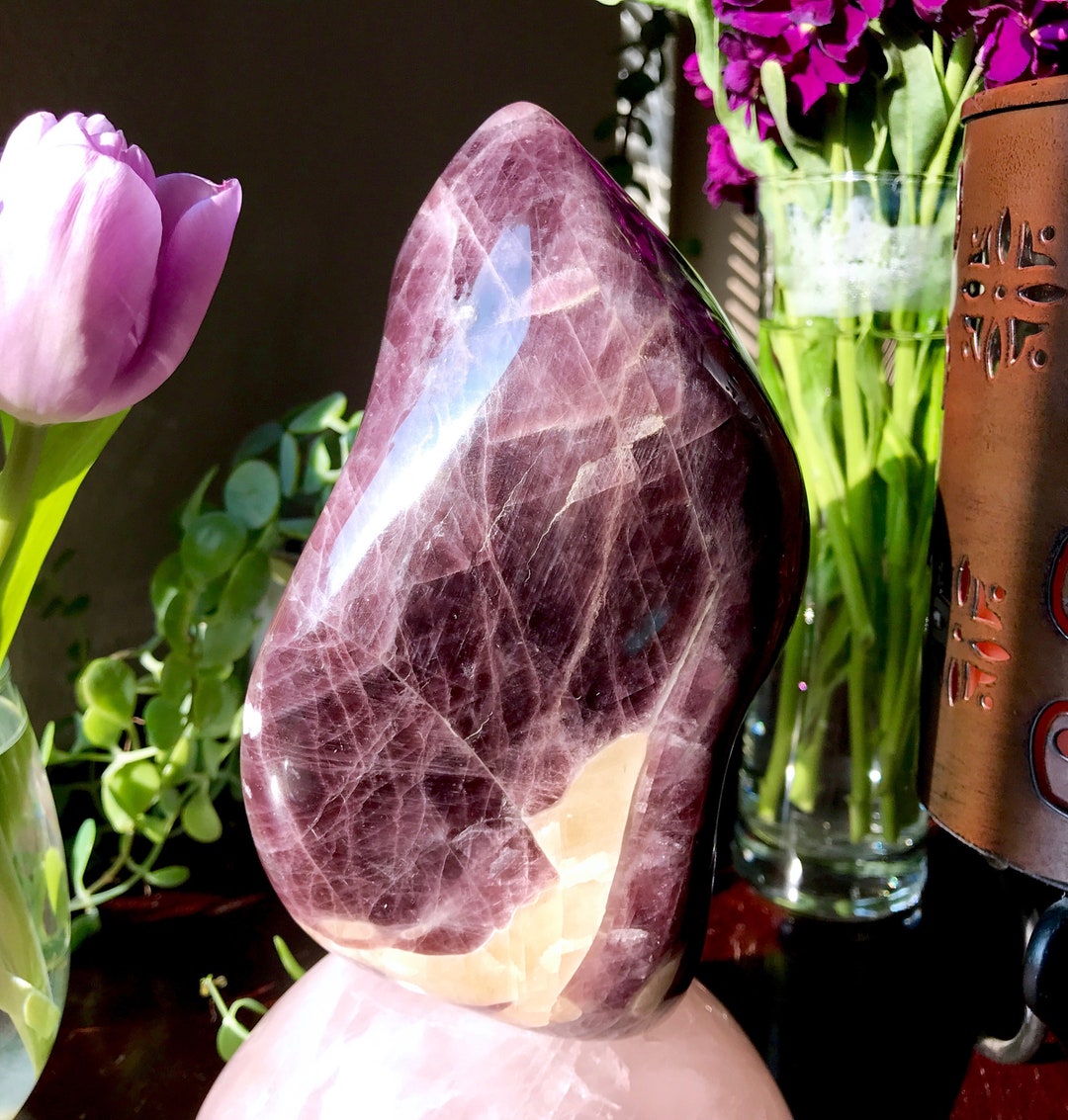 Purple Anhydrite From Madagascar 3 Kg VERY RARE | Polished | Deep ...