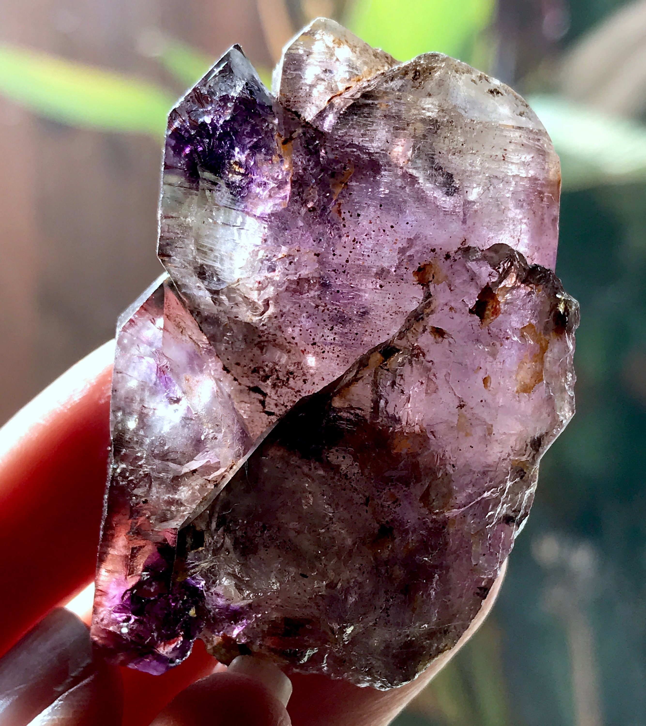 RARE! DEEP Purple Phamtom Quartz - munimoro.gob.pe