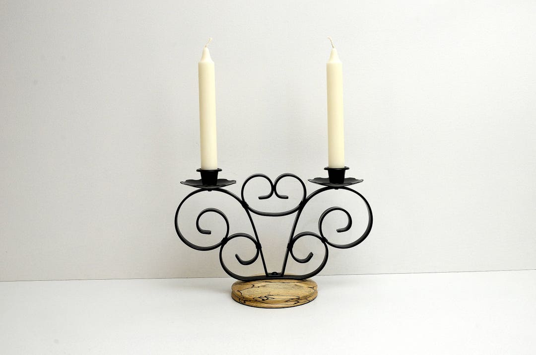 Unique Twin Candlestick Holder, Candelabra. - Etsy