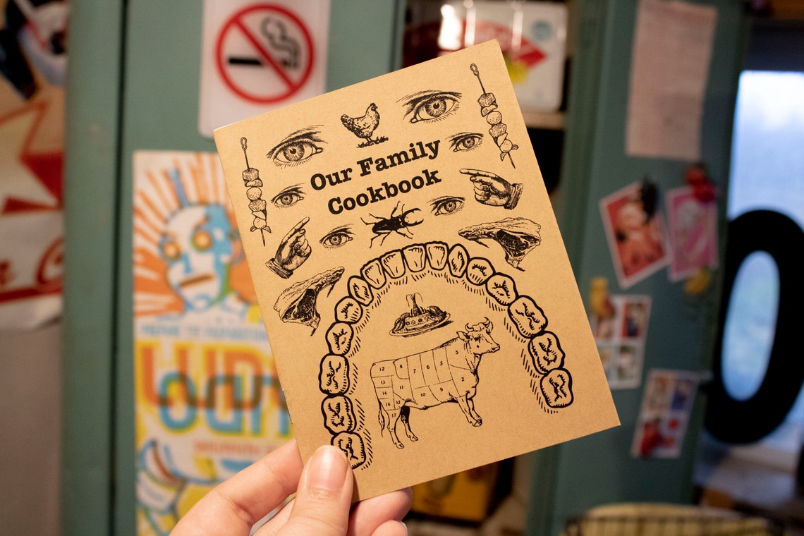 Our Family Cookbook Zine Magazine Midwest Gothic Zines | Etsy