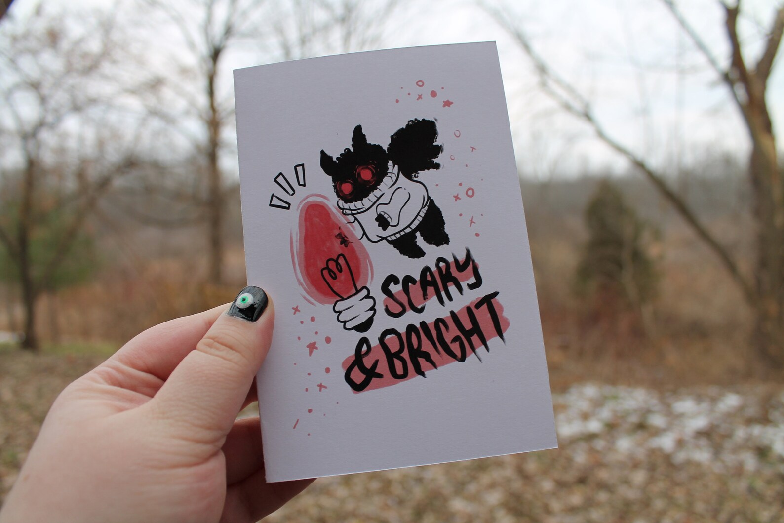 Cryptid Mothman Printable Holiday Card Mothman Card Cryptid - Etsy