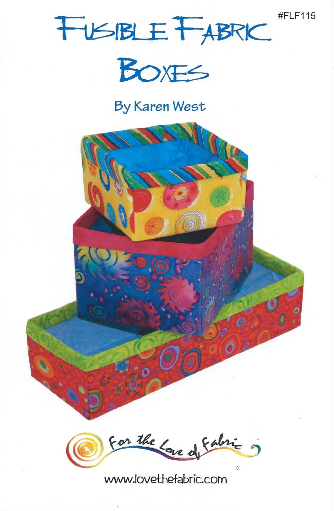 Fusible Fabric Boxes Pattern PDF - Etsy