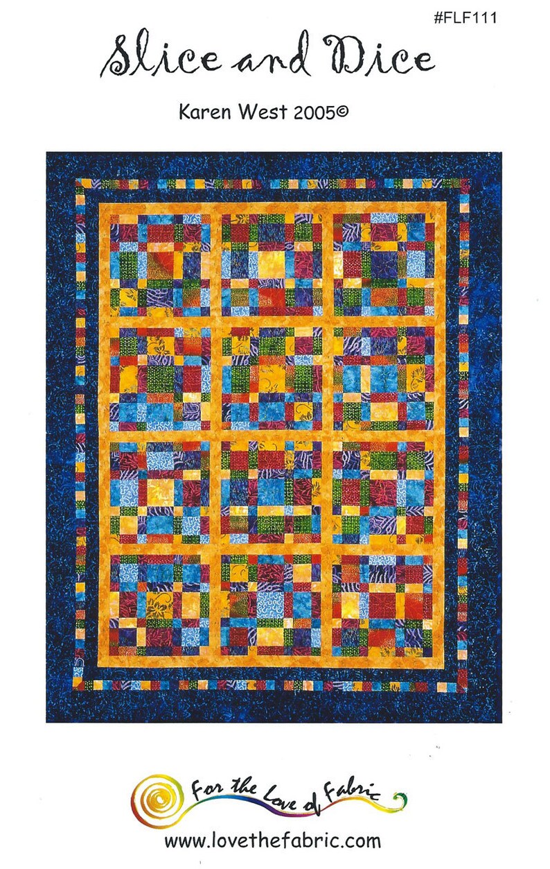 Slice and Dice Quilt Pattern PDF - Etsy