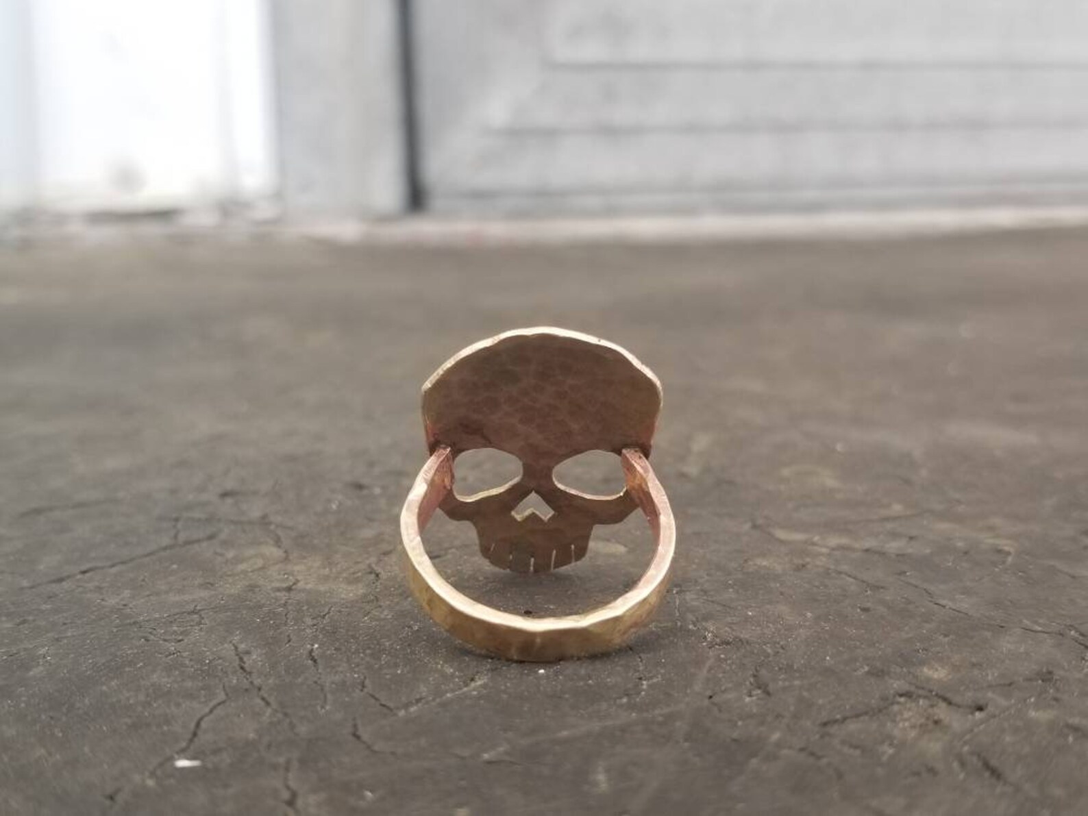 Mens skull ring big skull handmade skull ring gold skull ring | Etsy