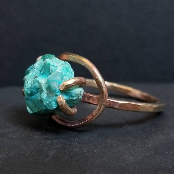 Chrysocolla Ring - Etsy