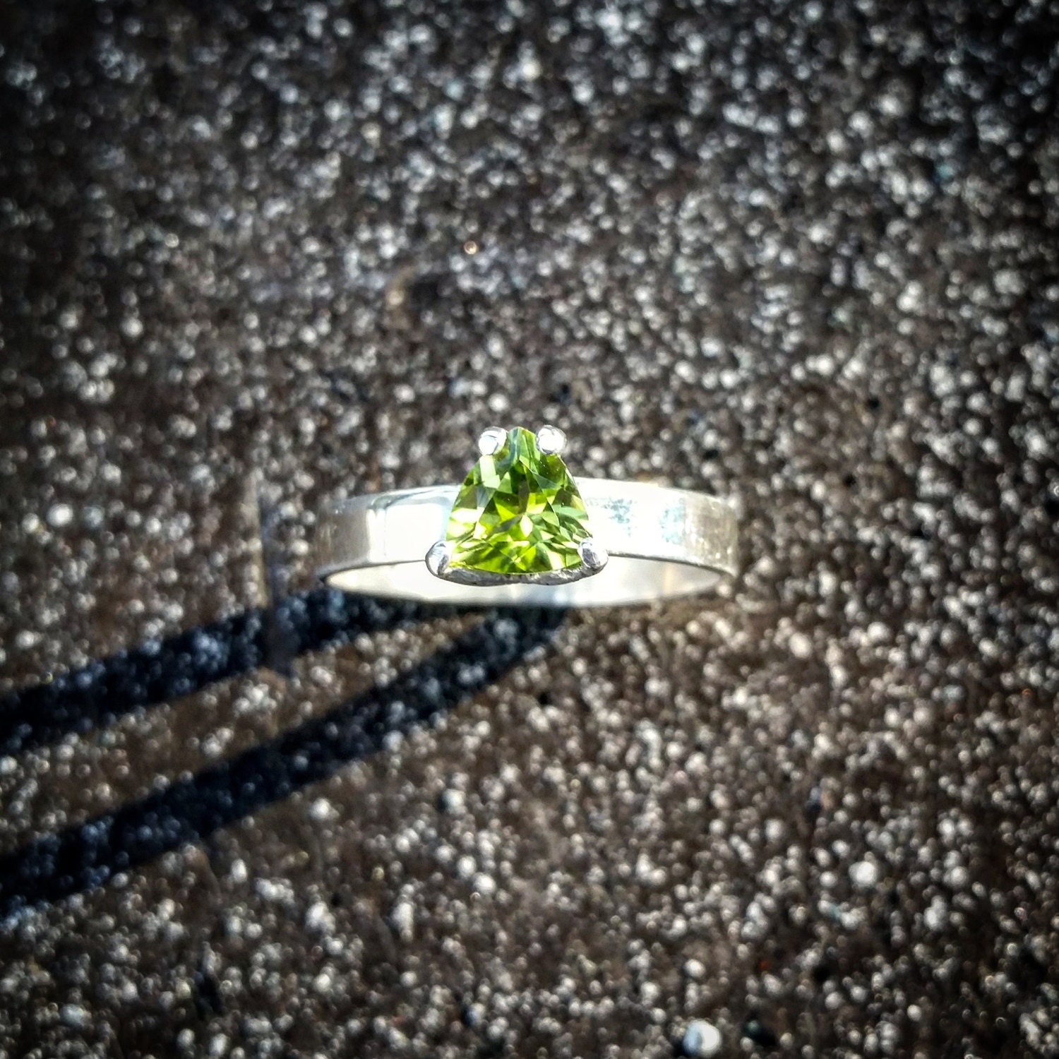 Peridot Ring August Birthstone Ring August Birthday Green Ring - Etsy