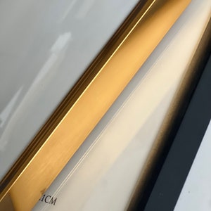 A3 Gold Aluminium Frame, Gold Picture Frame, Photo Frame, Display ...