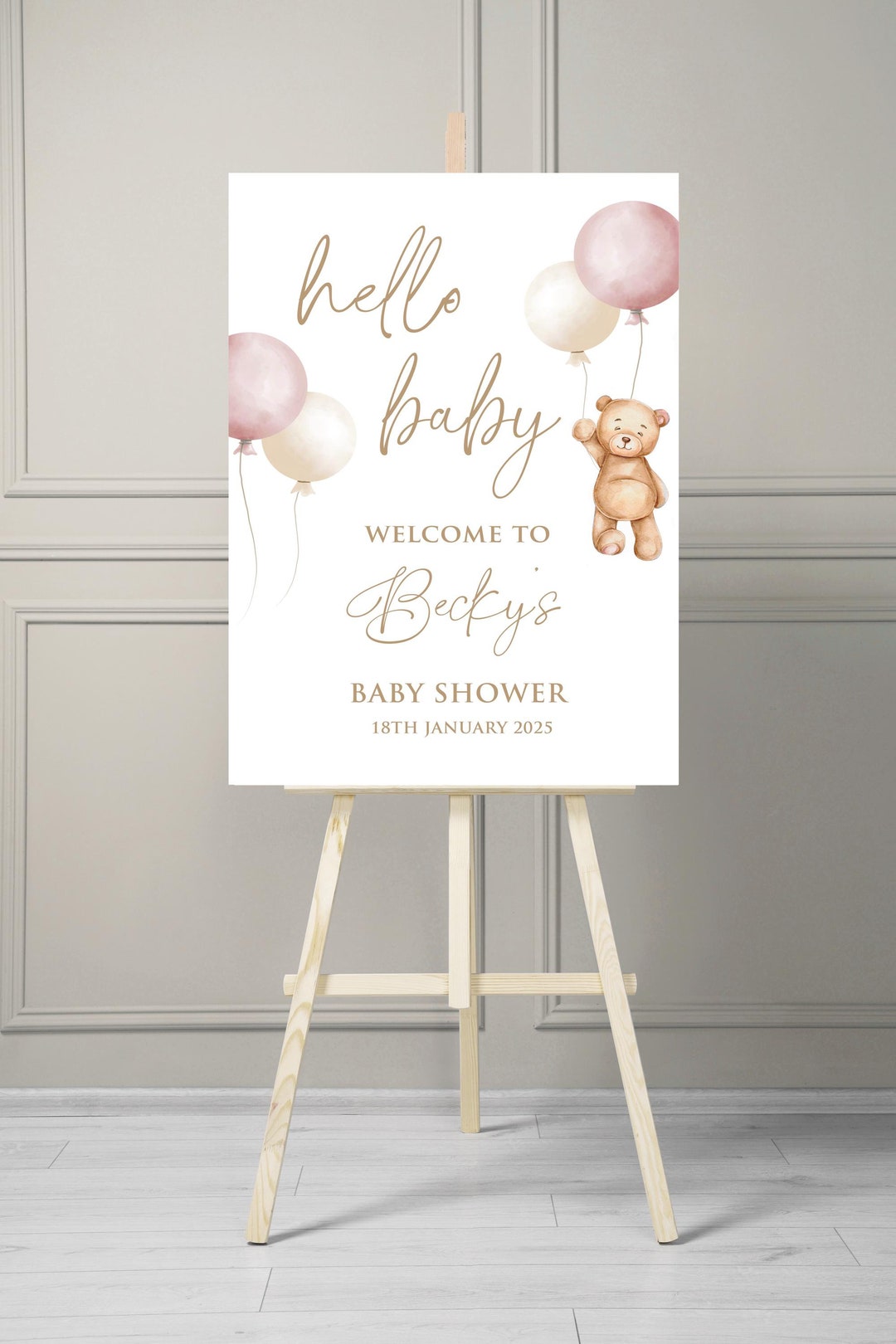 Baby Shower Party Welcome Sign, Gender Sign Welcome to Baby Gender Sign ...