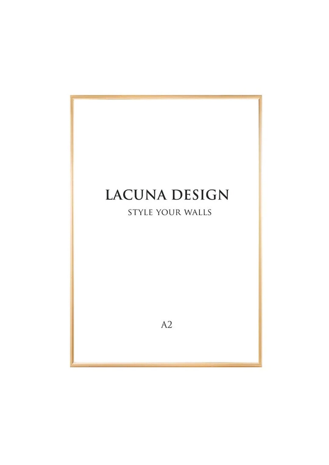 A2 Gold Aluminium Frame, Gold Picture Frame, Photo Frame, Display ...