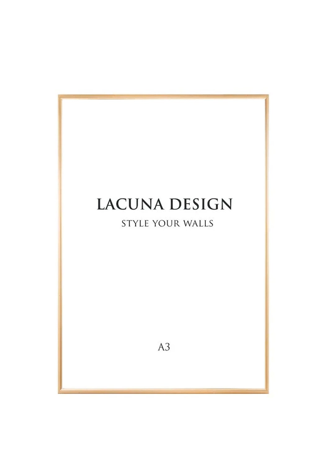 A3 Gold Aluminium Frame, Gold Picture Frame, Photo Frame, Display ...