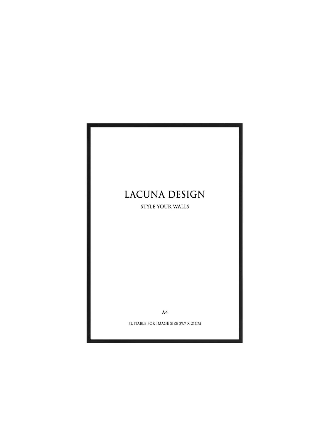A4 Black Frame, Matt Black Picture Frame, Photo Frame, Frames, Poster ...
