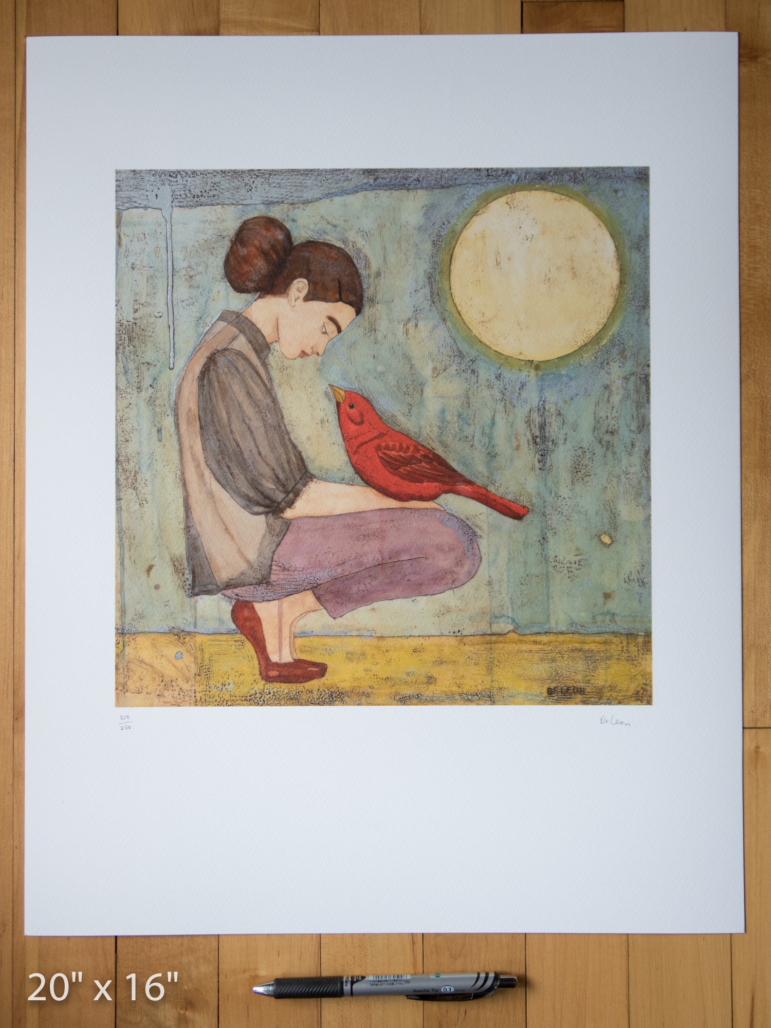 Radiance cardinal Bird Painting Unique Cardinal Art - Etsy