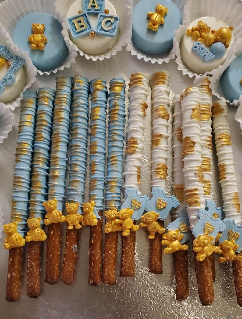 Teddy Bear Pretzels or Oreo Party Treats - Etsy