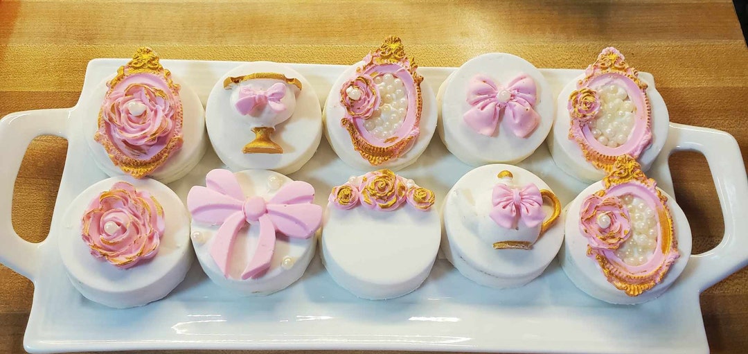 Coquette Themed Oreos, Rice Krispies, Madeline Party Treats - Etsy