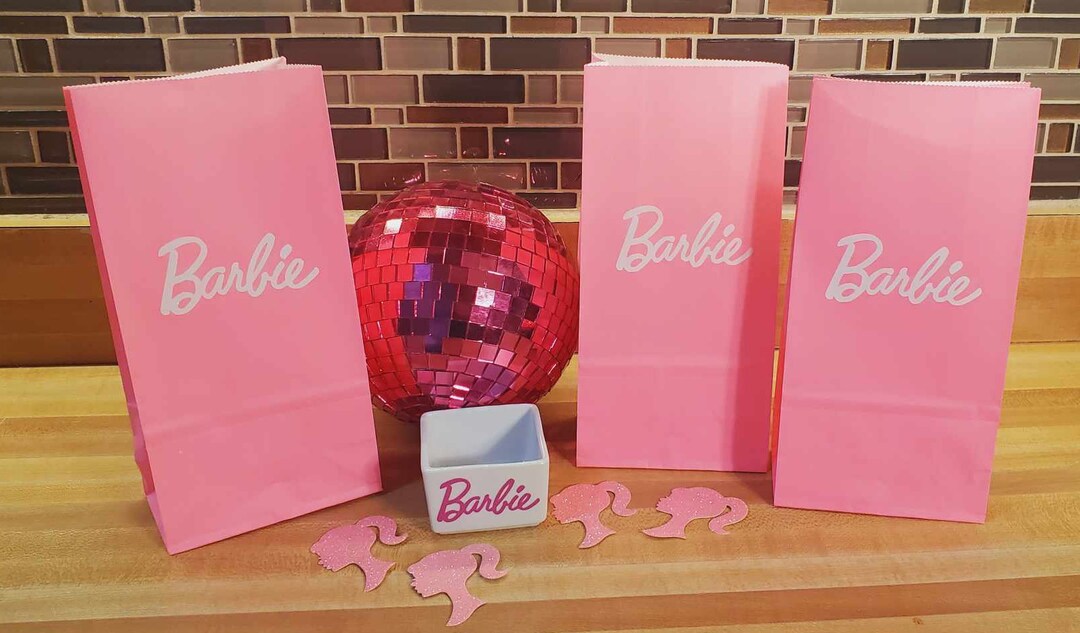 Barbie Gift Bags Party Theme Birthday Favor Paper - Etsy