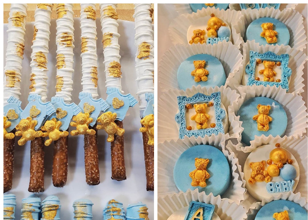 Teddy Bear Pretzels or Oreo Party Treats - Etsy