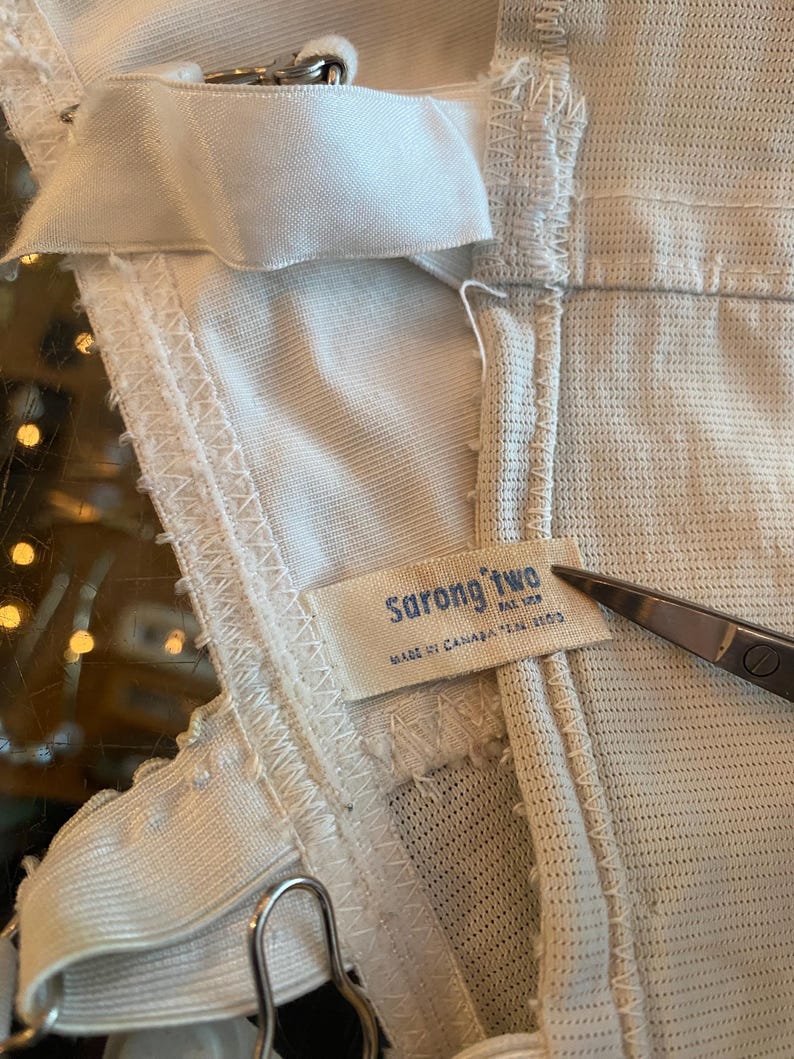 1950s 50s 60s White Mini Skirt Girdle With Six Garter Closures - XS - Etsy