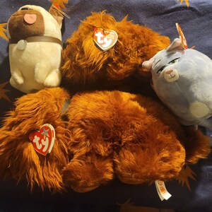 DISNEY Secret Life of Pets TY Beanie Babies Boos Chloe Max Duke Reg and ...