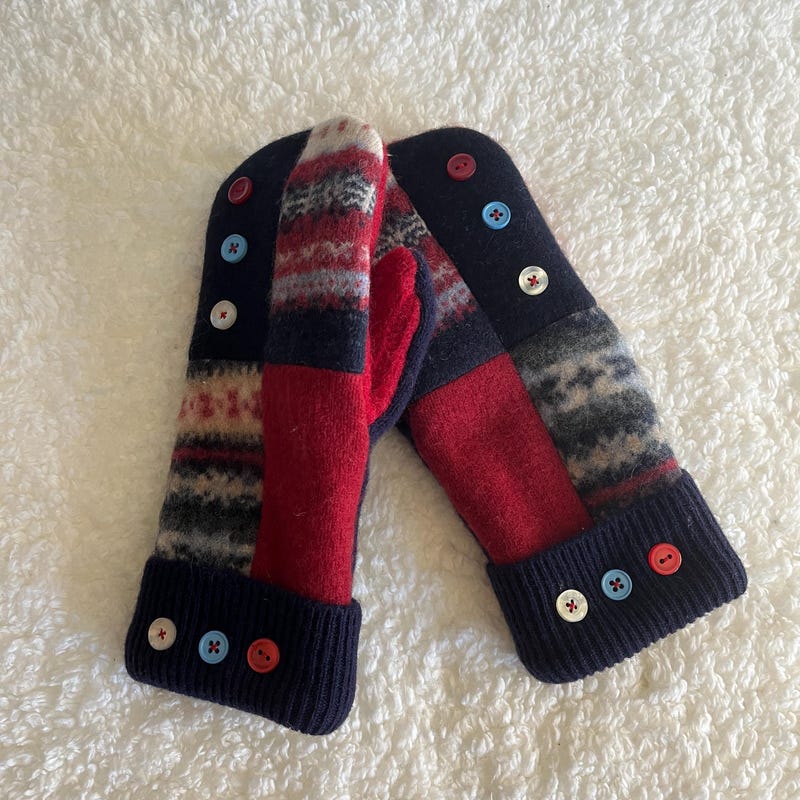 Fair Isle Buttons - Etsy