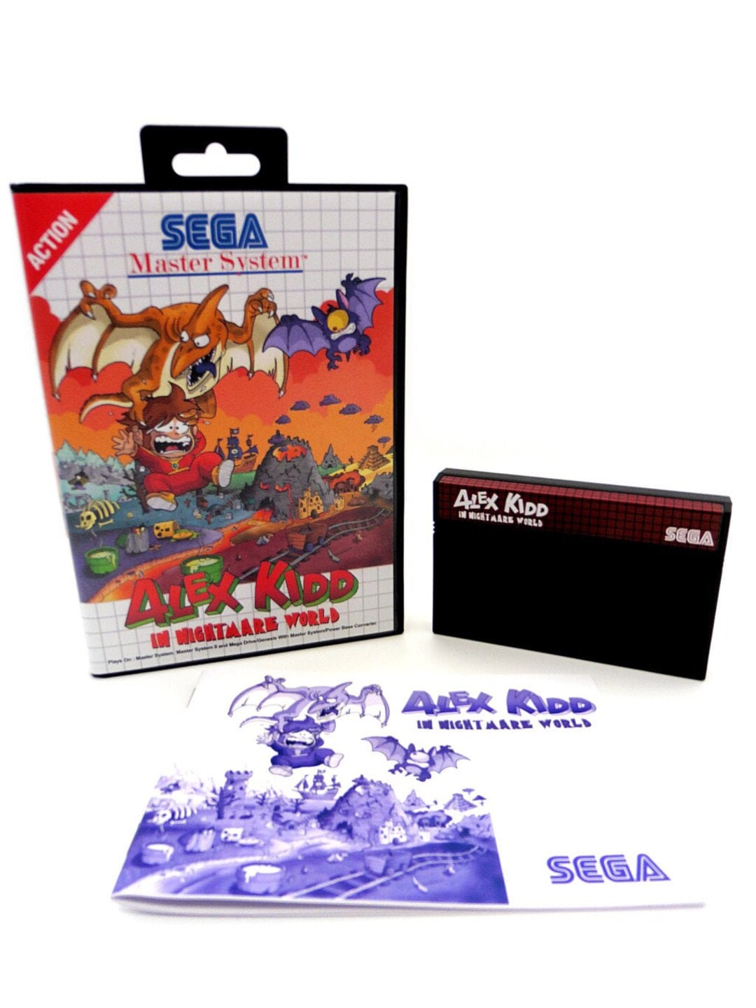 4lex Kidd in Nightmare World SEGA Master System - Etsy