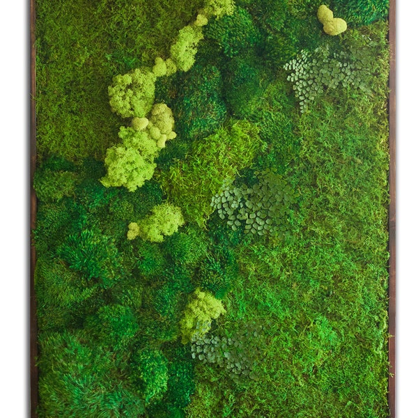 Vertical Moss Art - Etsy