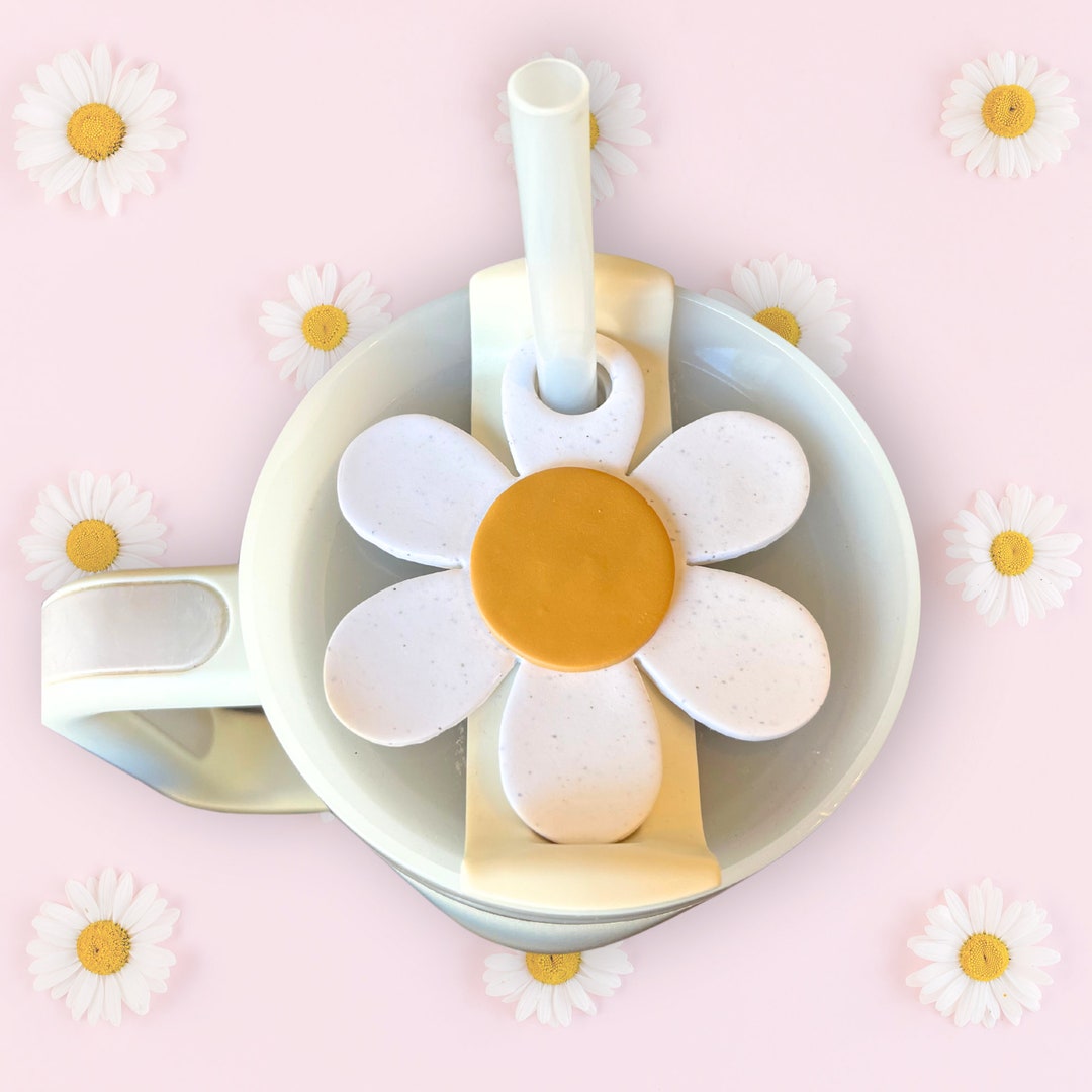 Daisy Stanley Topper | Flower Tumbler Topper | Stanley Accessory - Etsy