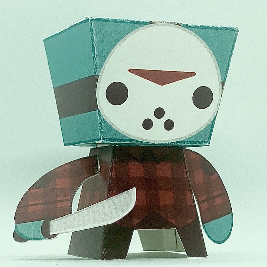 FOLD-ITZ 34 Papercraft Jason Voorhees From Friday the 13th - Etsy