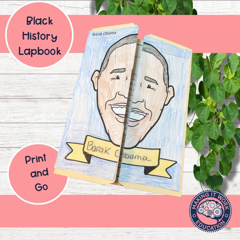 Black History Month Lapbook | Biography Research Project | Famous ...