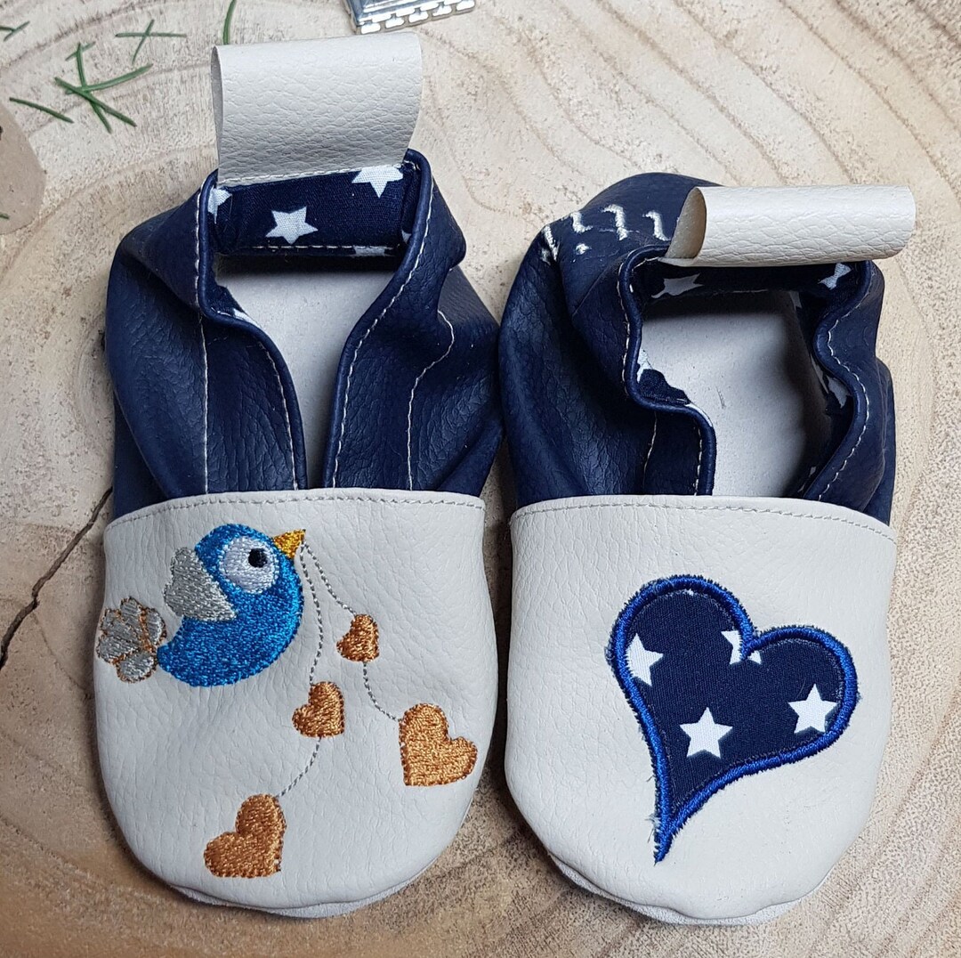 Soft Leather Slippers, Baby Slipper, Child Slipper, Personalized ...