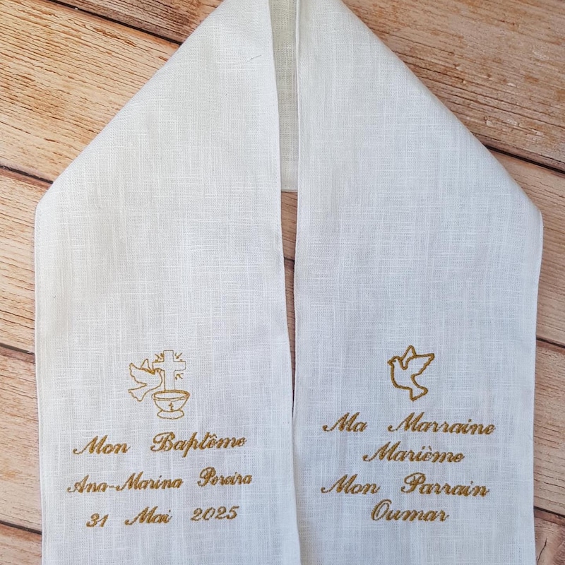 Baptism Stole - Etsy