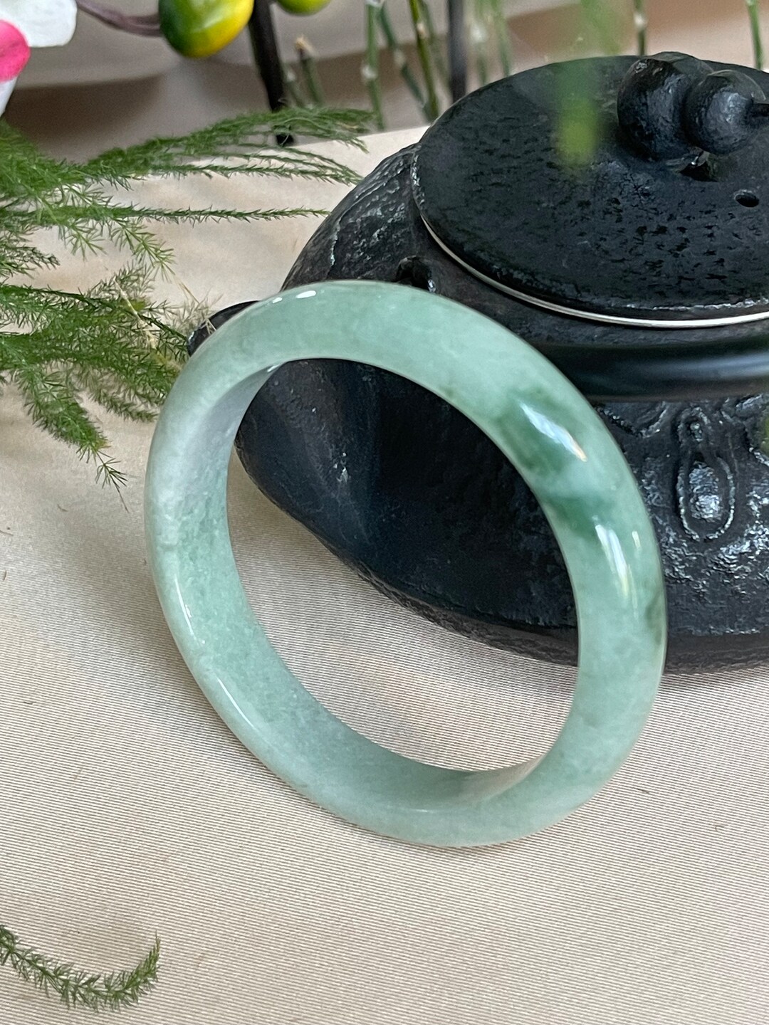 60mm Grade A Natural Jadeite Green Bangle Bracelet - Etsy