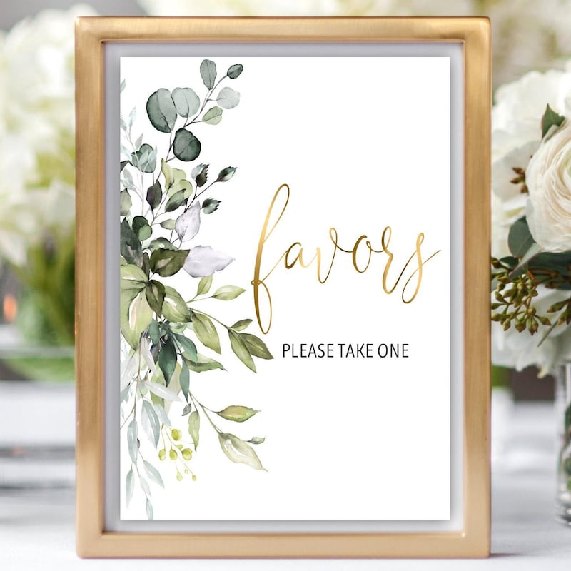 Wedding Favor Sign - Etsy
