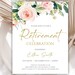 Custom Retirement Invitation, Wildflower Retirement Invitation ...